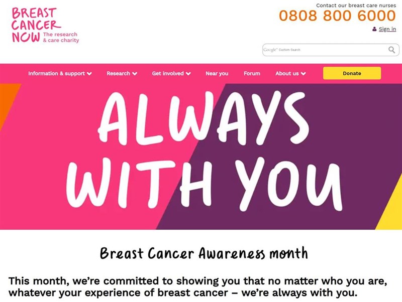 Alan Pemberton is fundraising for Breast Cancer Now