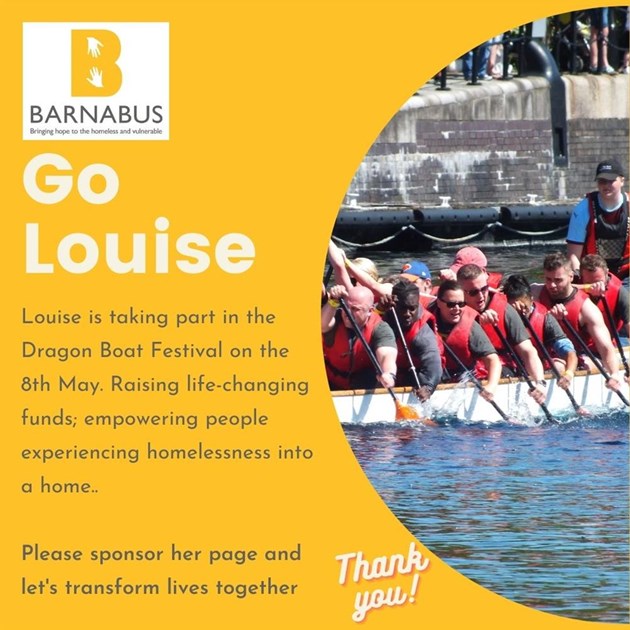 Louise Adamson is fundraising for Barnabus