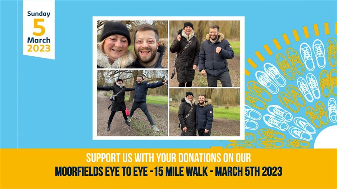 Samuel Diamond is fundraising for Moorfields Eye Charity