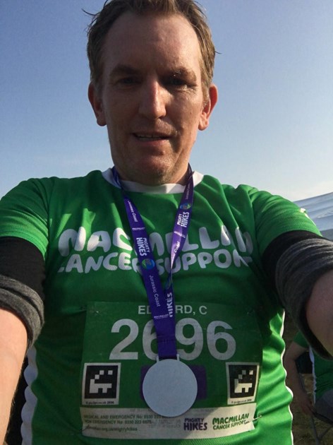Edward Choules is fundraising for Macmillan Cancer Support