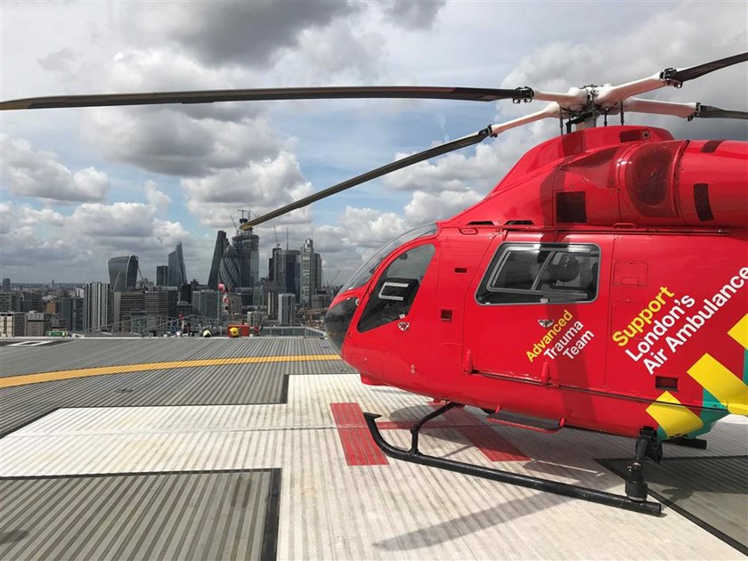 Jack Guerrier is fundraising for London's Air Ambulance