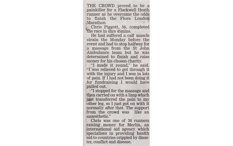 Christopher Piggott is fundraising for Merlin