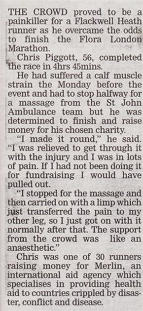 Christopher Piggott is fundraising for Merlin