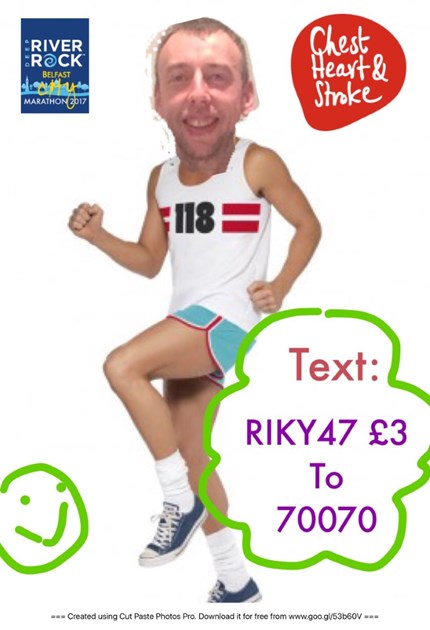 Richard Kerrigan is fundraising for Northern Ireland Chest Heart & Stroke