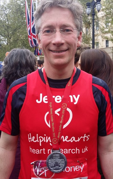 Jeremy Edwards is fundraising for Heart Research UK