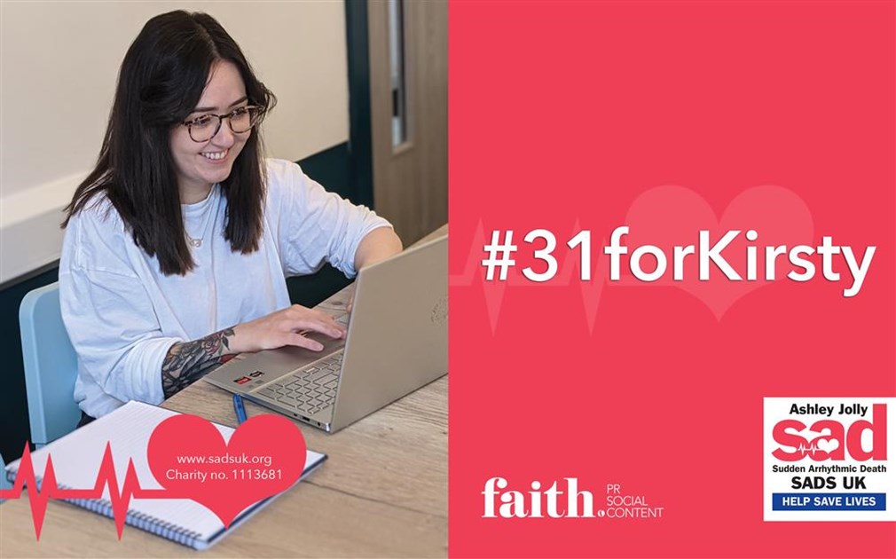 Faith PR is fundraising for SADS UK