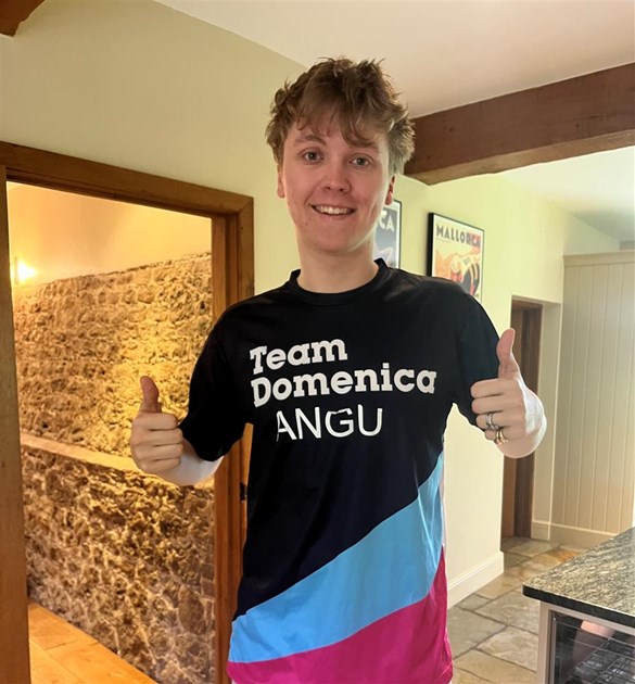 Angus Strachan is fundraising for Team Domenica