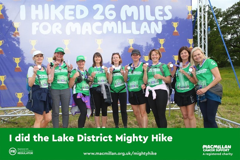 Mighty Hikers Twenty Twenty Six is fundraising for Macmillan Cancer Support