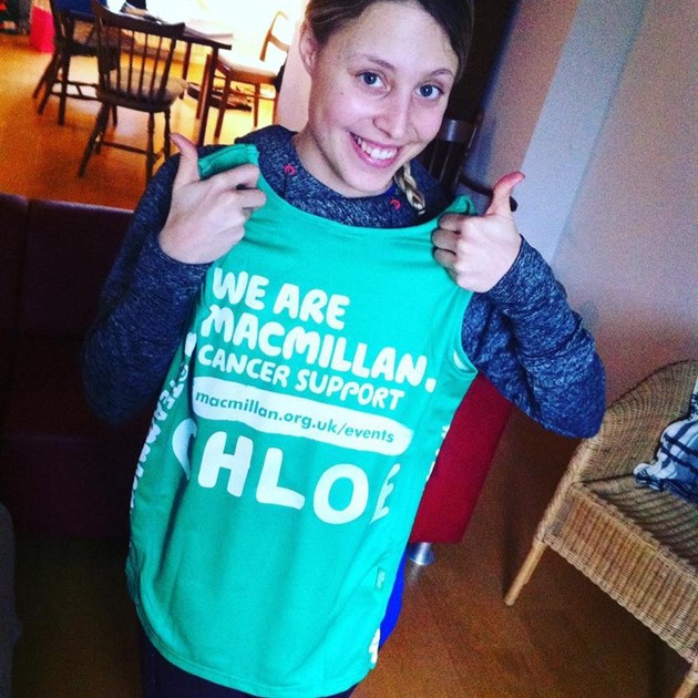 Chloe Apostolatos is fundraising for Macmillan Cancer Support