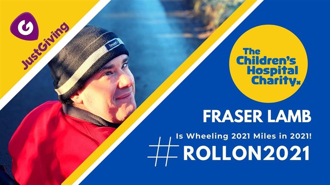 Fraser Lamb is fundraising for Sheffield Children's Hospital Charity