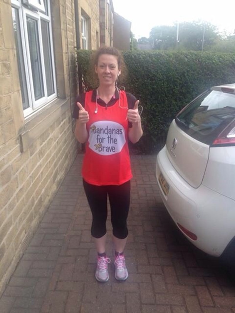 Rebecca Burnham is fundraising for Bandanas for the Brave