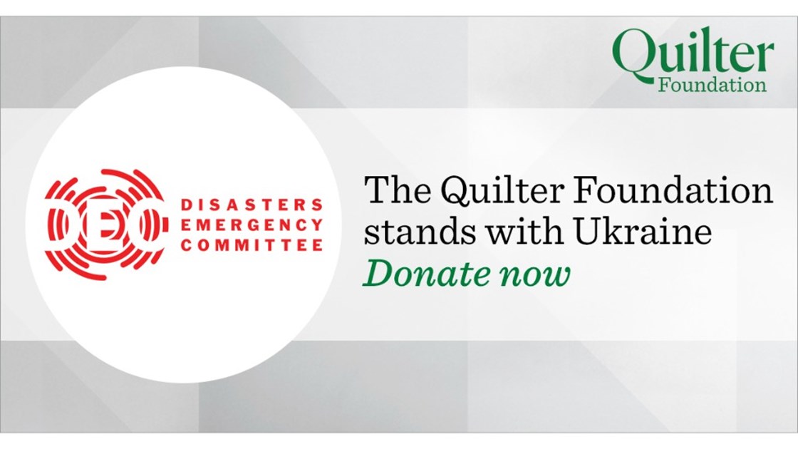 Emma John is fundraising for The Quilter Foundation