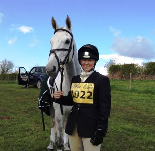 Rachel Mather is fundraising for The British Thoroughbred Retraining Centre