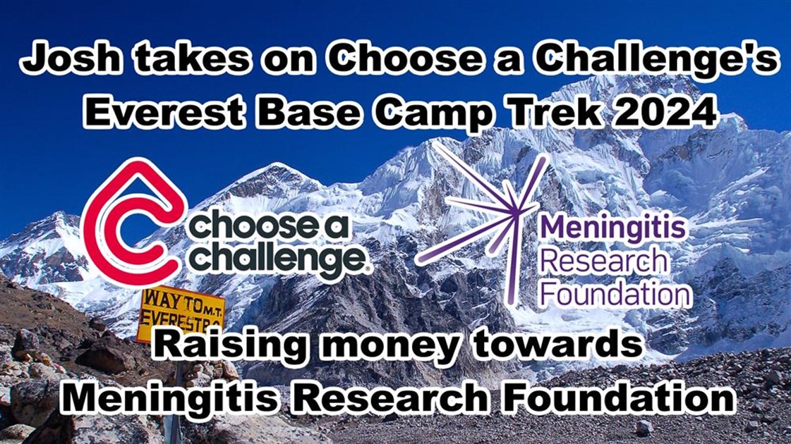 Josh Southern is fundraising for Meningitis Research Foundation