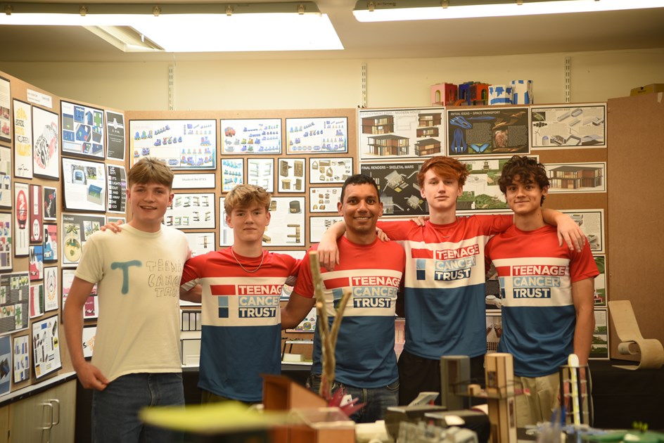 Hugo Robinson is fundraising for Teenage Cancer Trust