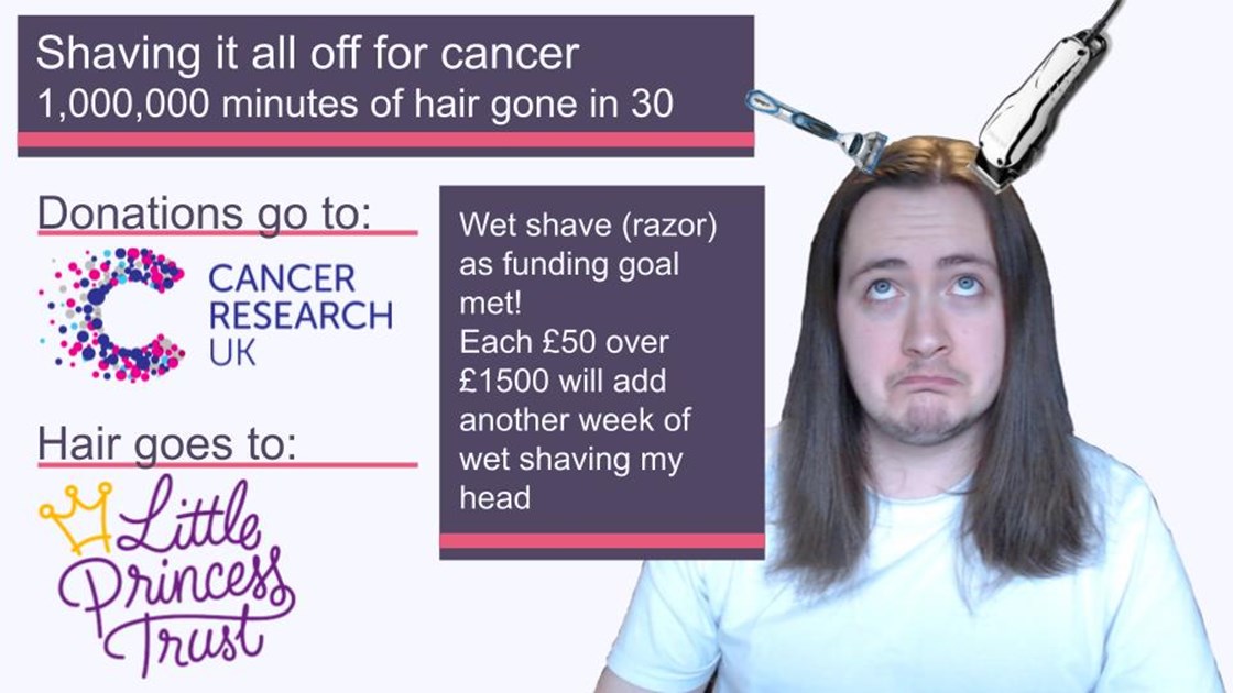 Harrison Booth is fundraising for Cancer Research UK