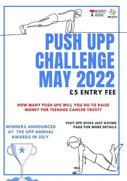 UPP READING is fundraising for Teenage Cancer Trust