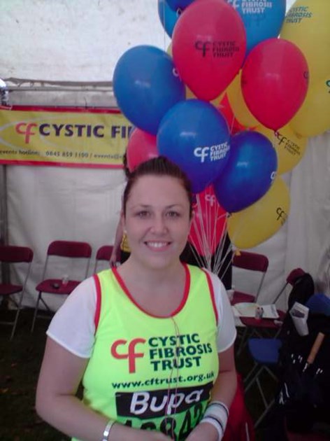 Kelly Hunt is fundraising for Cystic Fibrosis Trust