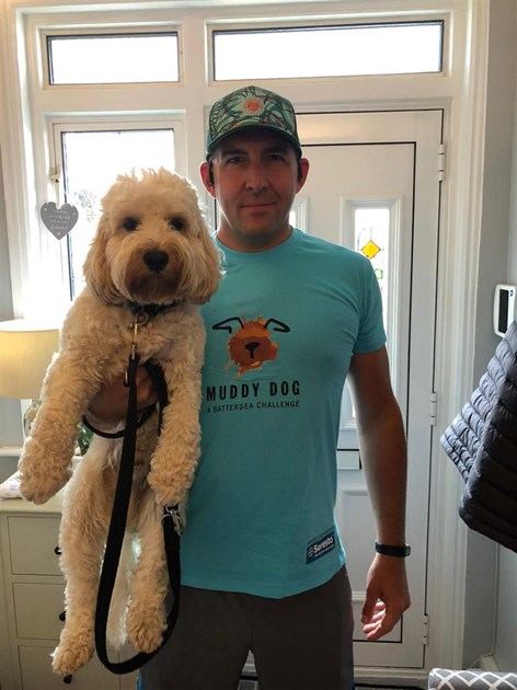 adam probert is fundraising for Battersea