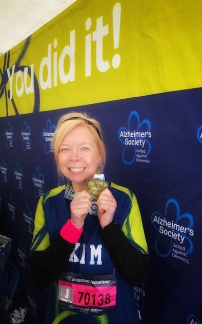 Kim Tobin is fundraising for Alzheimer's Society