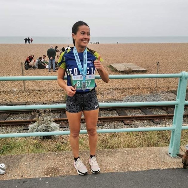 Georgia Burt is fundraising for Dementia UK