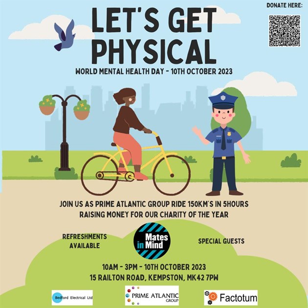 Prime Atlantic Group Bedford is fundraising for Mates in Mind