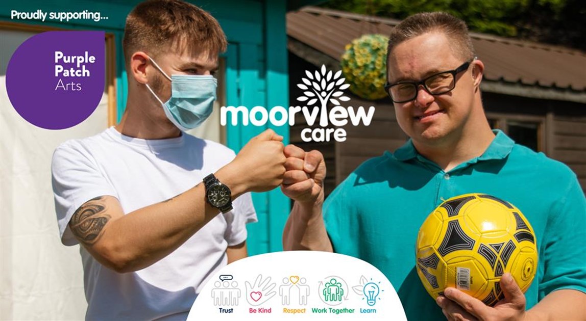 Moorview Care is fundraising for Purple Patch Arts