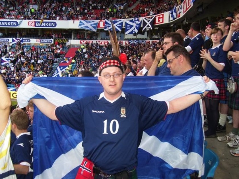 Graeme Baxter is fundraising for Tartan Army Children's Charity