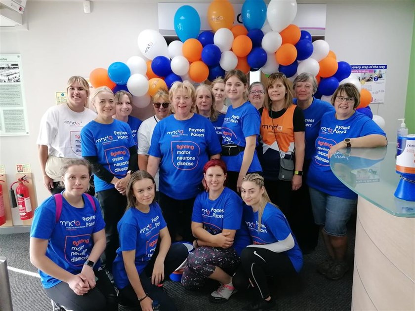 Paynees Pacers is fundraising for Motor Neurone Disease Association