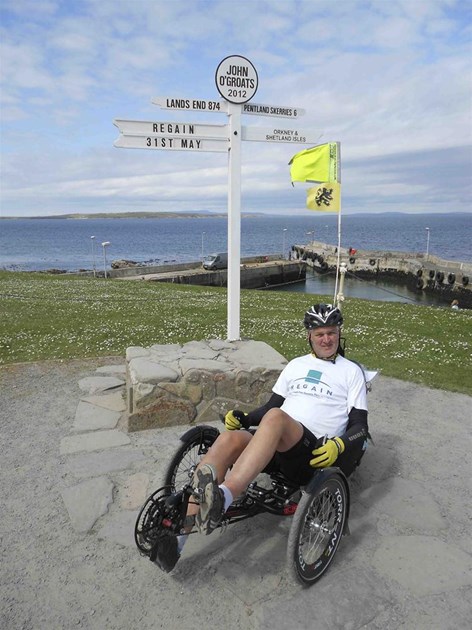 Jonty Smith is fundraising for Regain - The Trust For Sports Tetraplegics