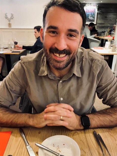 George Rapsomanikis is fundraising for Tommy's, the baby charity