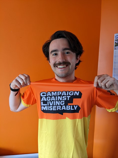 Oscar Reed is fundraising for CALM (Campaign Against Living Miserably)