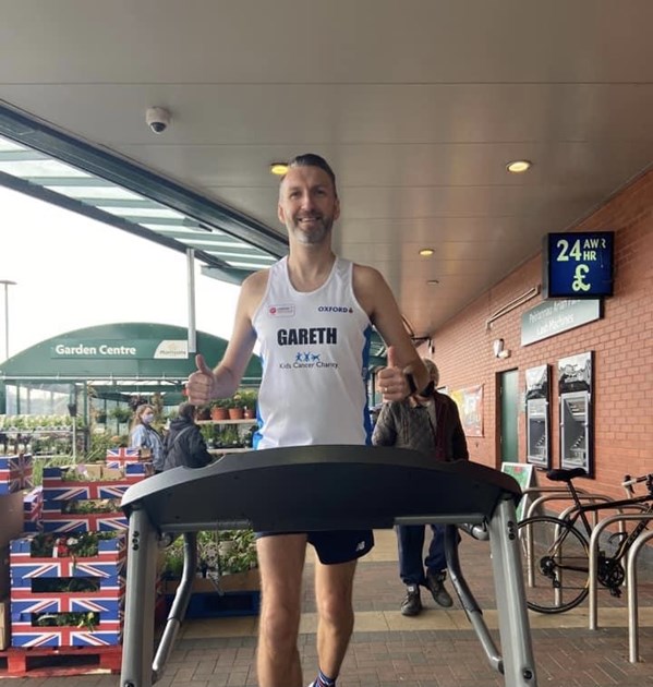 Gareth Parry is fundraising for Kids Cancer Charity