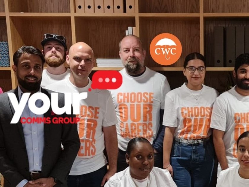 Your Comms Group is fundraising for Care Workers Support