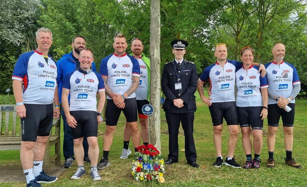 Northants Police Unity Tour is fundraising for Care of Police Survivors