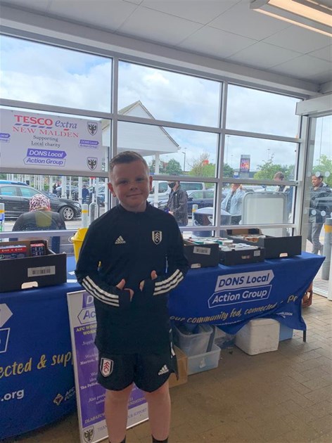 Archie Baker is fundraising for AFC Wimbledon Foundation