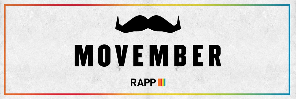 RAPP Culture Club is fundraising for Movember