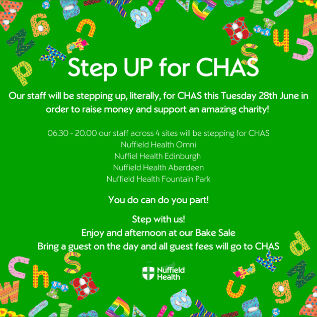 Nuffield Health Edinburgh is fundraising for Children's Hospices Across ...