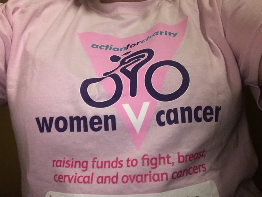Sheila Beaton is fundraising for Women V Cancer- Cycle India