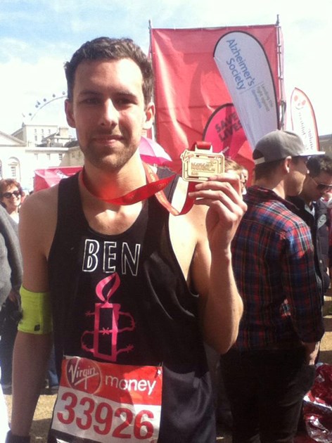 Benjamin Luke is fundraising for Amnesty International UK