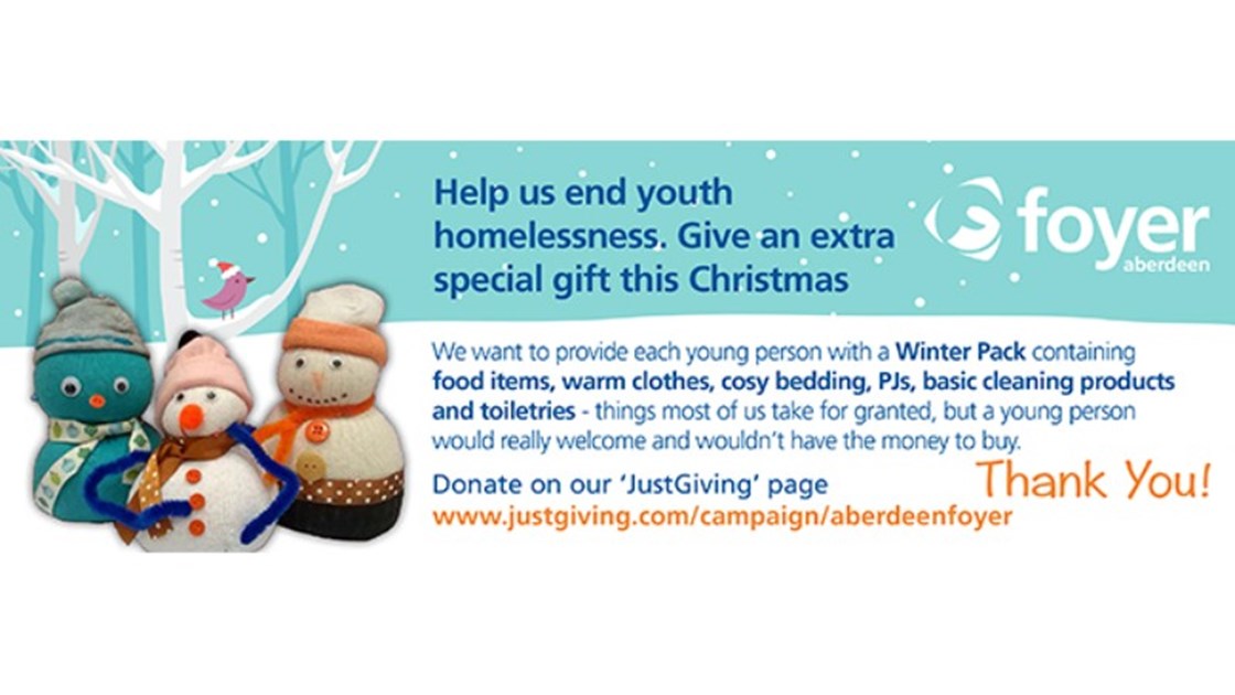 Stuart Paterson is fundraising for Aberdeen Foyer