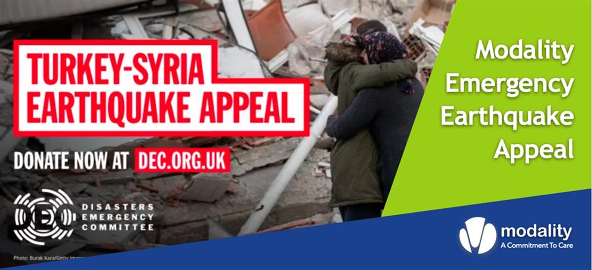 Modality Partnership is fundraising for Disasters Emergency Committee