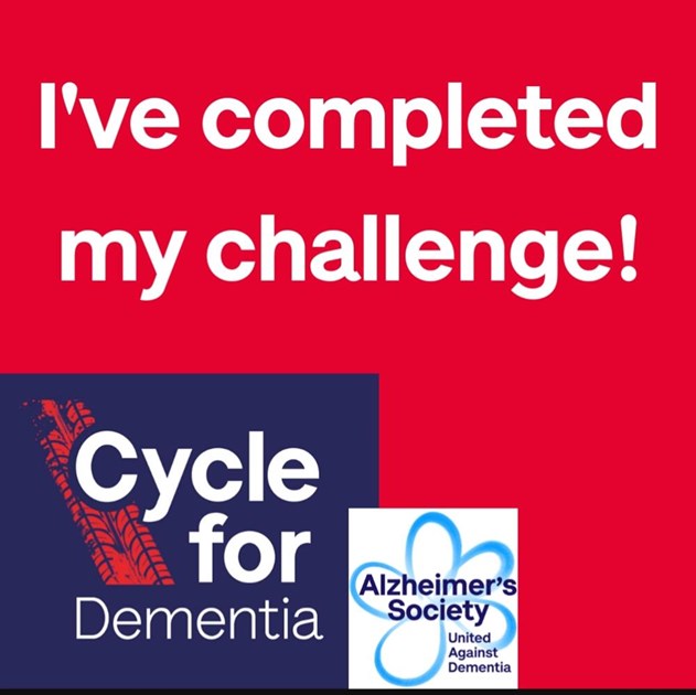 Simon Mackey is fundraising for Alzheimer's Society