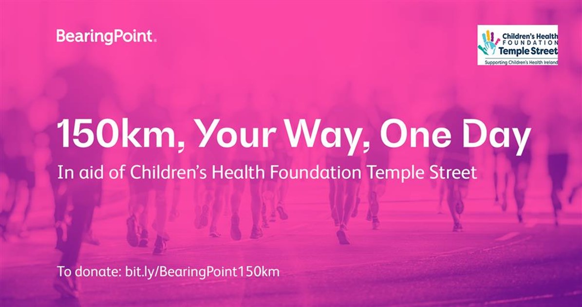 BearingPoint Ireland is fundraising for Childrens Health Foundation ...