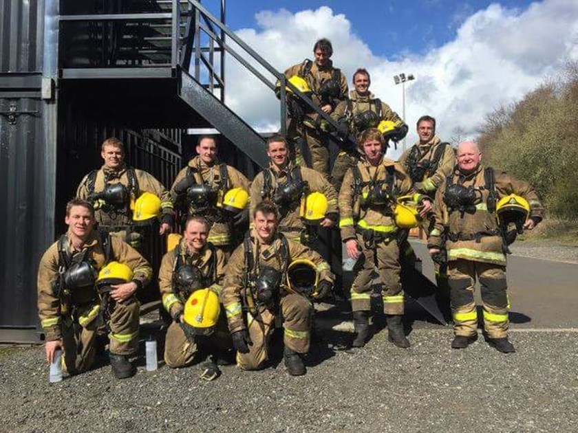 Jordan Bryson is fundraising for Fire Fighters Charity