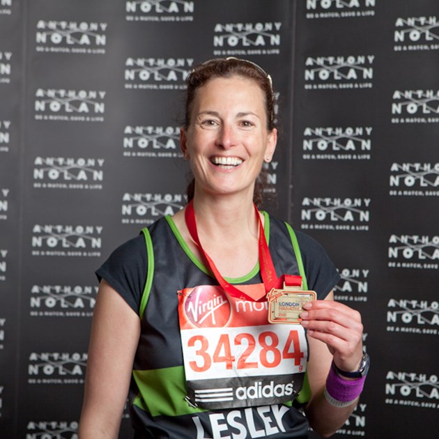 Lesley Garside is fundraising for Anthony Nolan