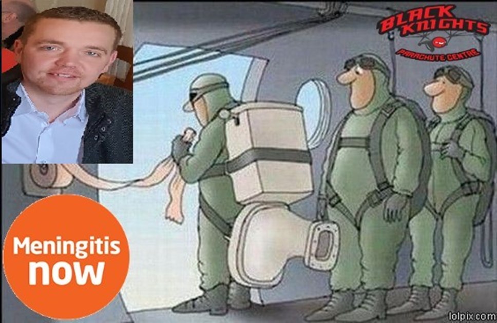 Matthew Brownlee is fundraising for Meningitis Now