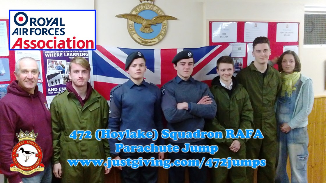 472 Squadron is fundraising for The RAF Association (RAFA)