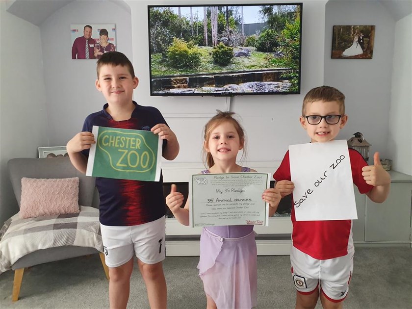 Ben King is fundraising for Chester Zoo
