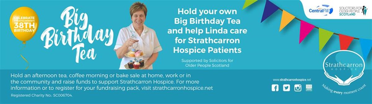 Sarah wallace is fundraising for Strathcarron Hospice
